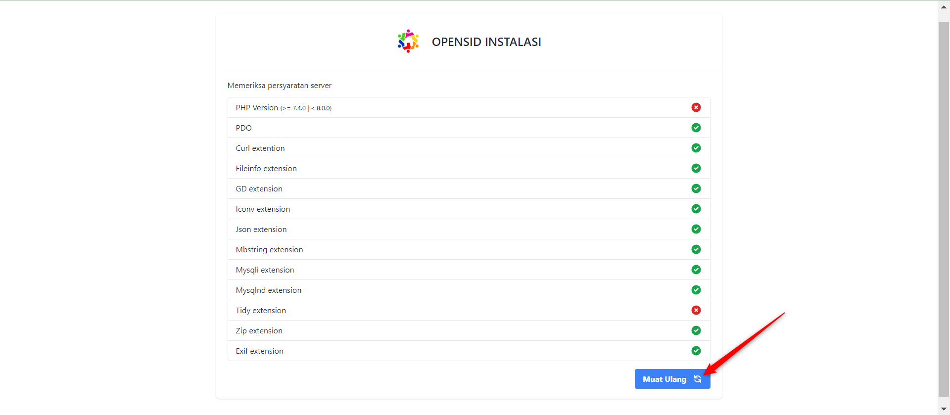 Instalasi | Panduan OpenDesa