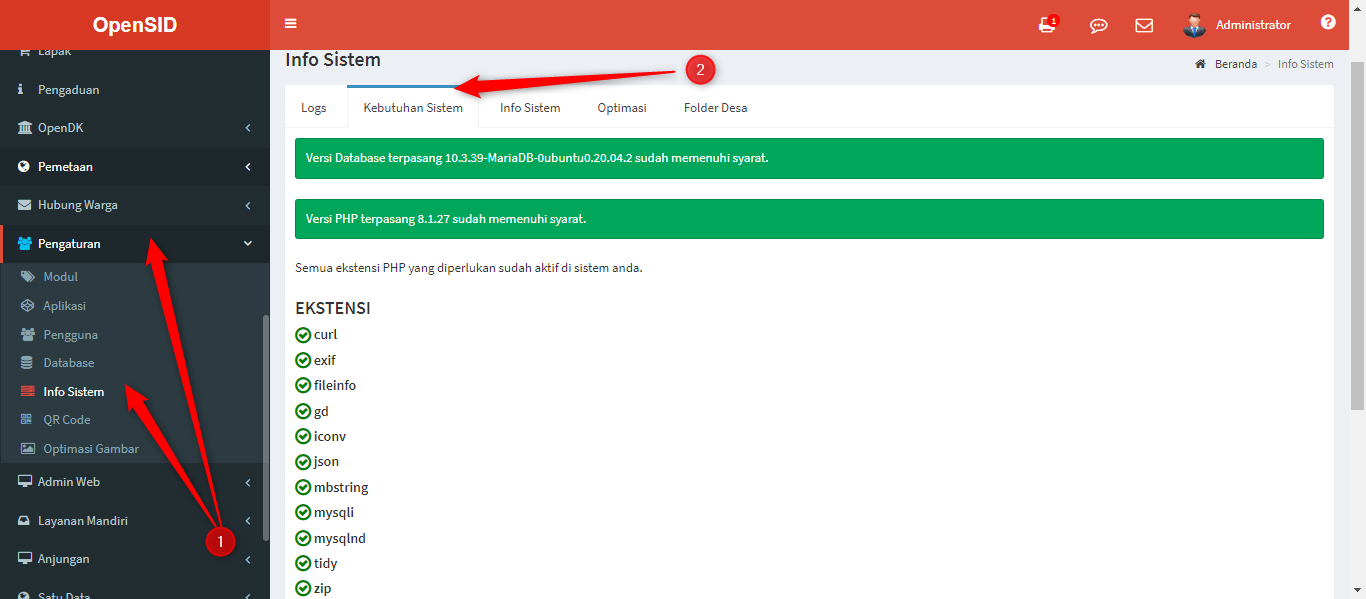 Instalasi | Panduan OpenDesa