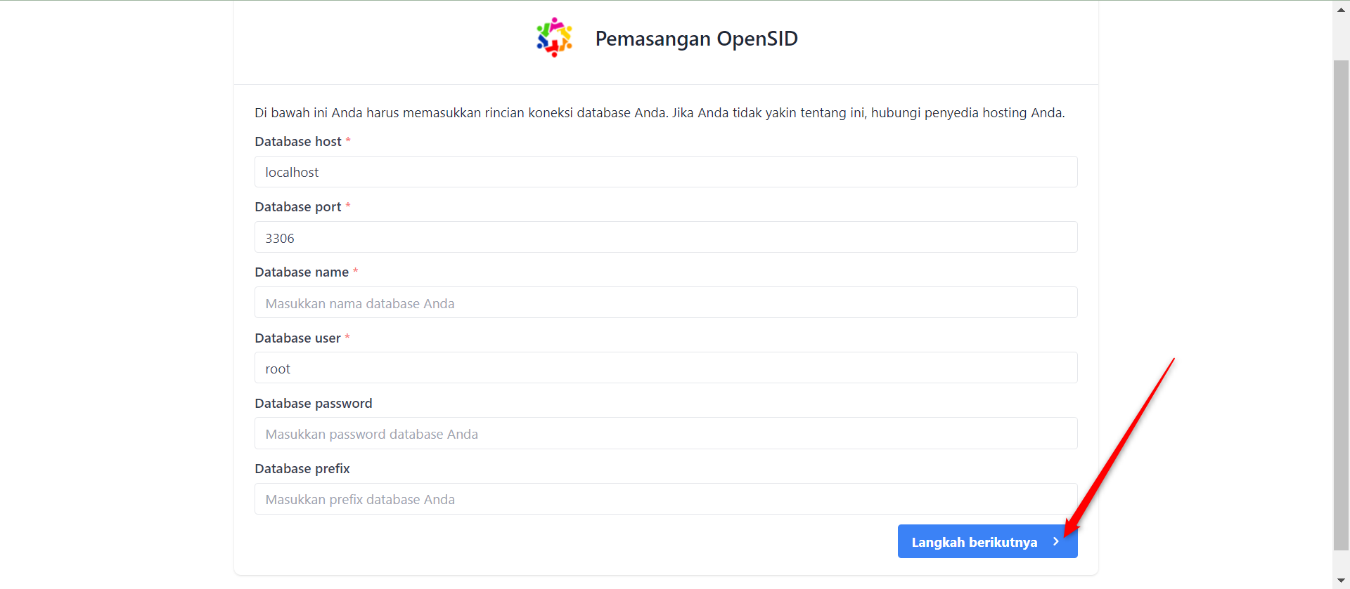 Instalasi | Panduan OpenDesa