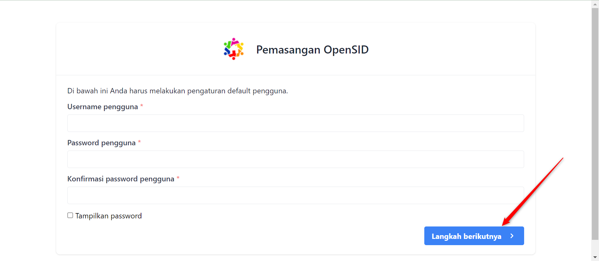 Instalasi | Panduan OpenDesa
